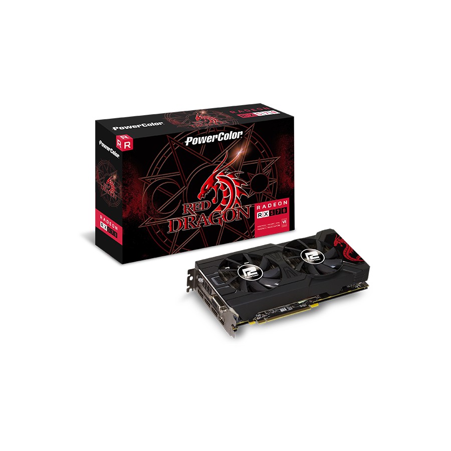 撼訊 紅龍 PowerColor Red Dragon RX 570 4GB GDDR5 | 蝦皮購物