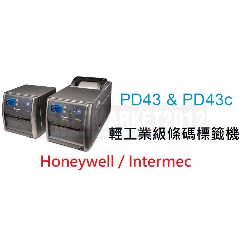 條碼超市 Honeywell / Intermex PD43/PD43c 輕工業級條碼標籤機 ~全新 免運~ | 蝦皮購物