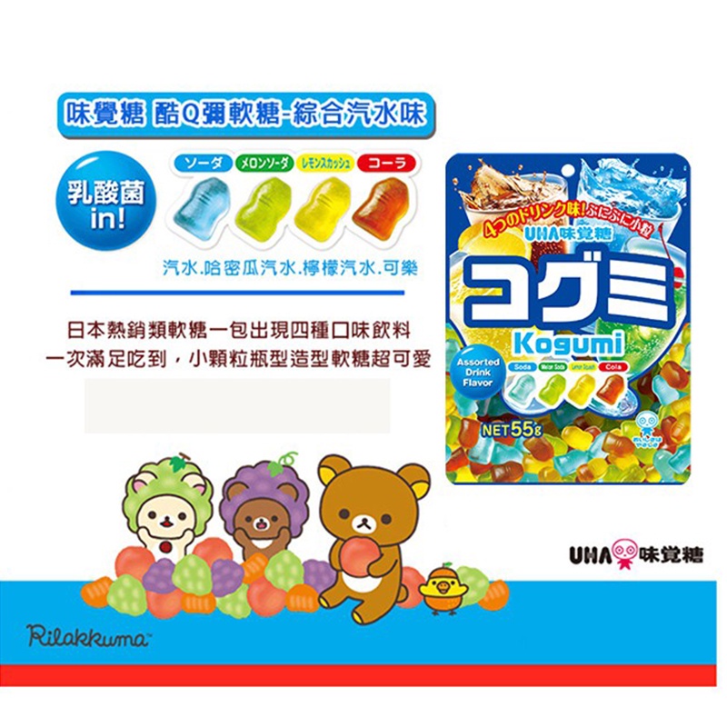 味覺糖 酷Q彌軟糖 55g【零食圈】日本軟糖 UHA 蠟筆小新 | 蝦皮購物