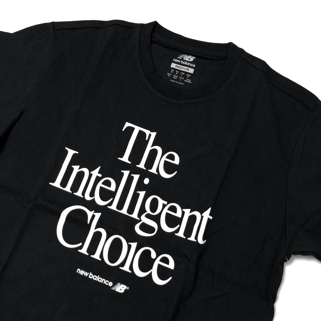 New Balance-The Intelligent Choice 復古文字標語Tee 短T NB logo 短袖 | 蝦皮購物