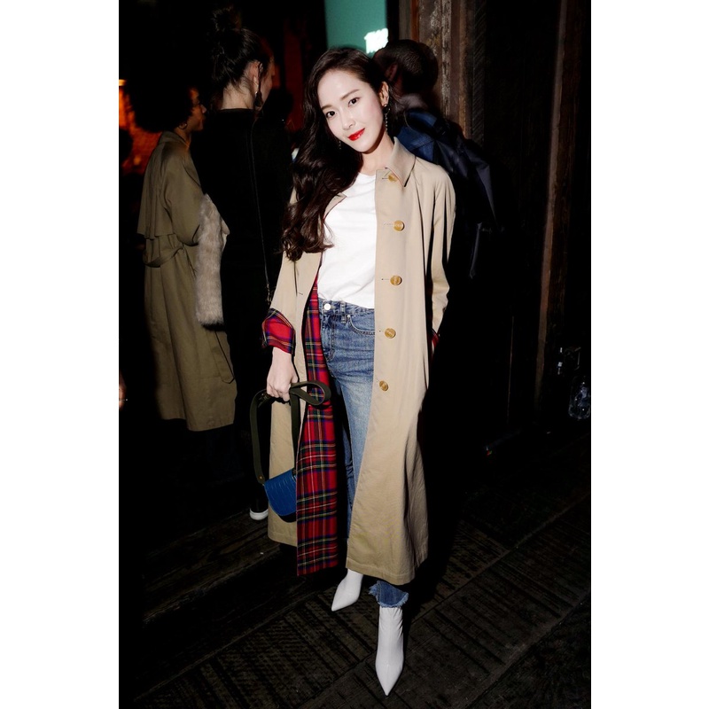 (monaco club) burberry類似款 格紋雙面穿風衣 jessica同款 | 蝦皮購物
