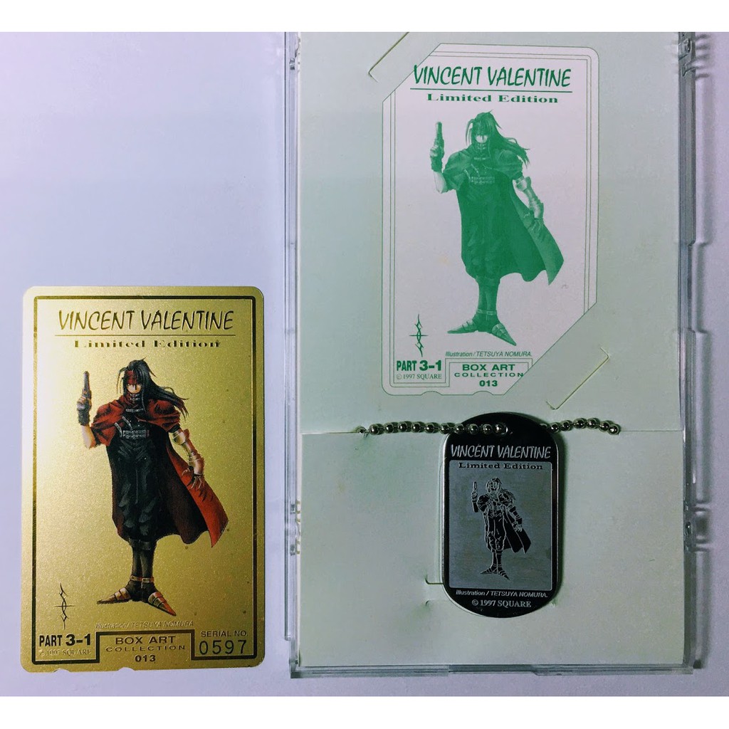 Japan game/Final Fantasy VII Phone card chain/Vincent | 蝦皮購物