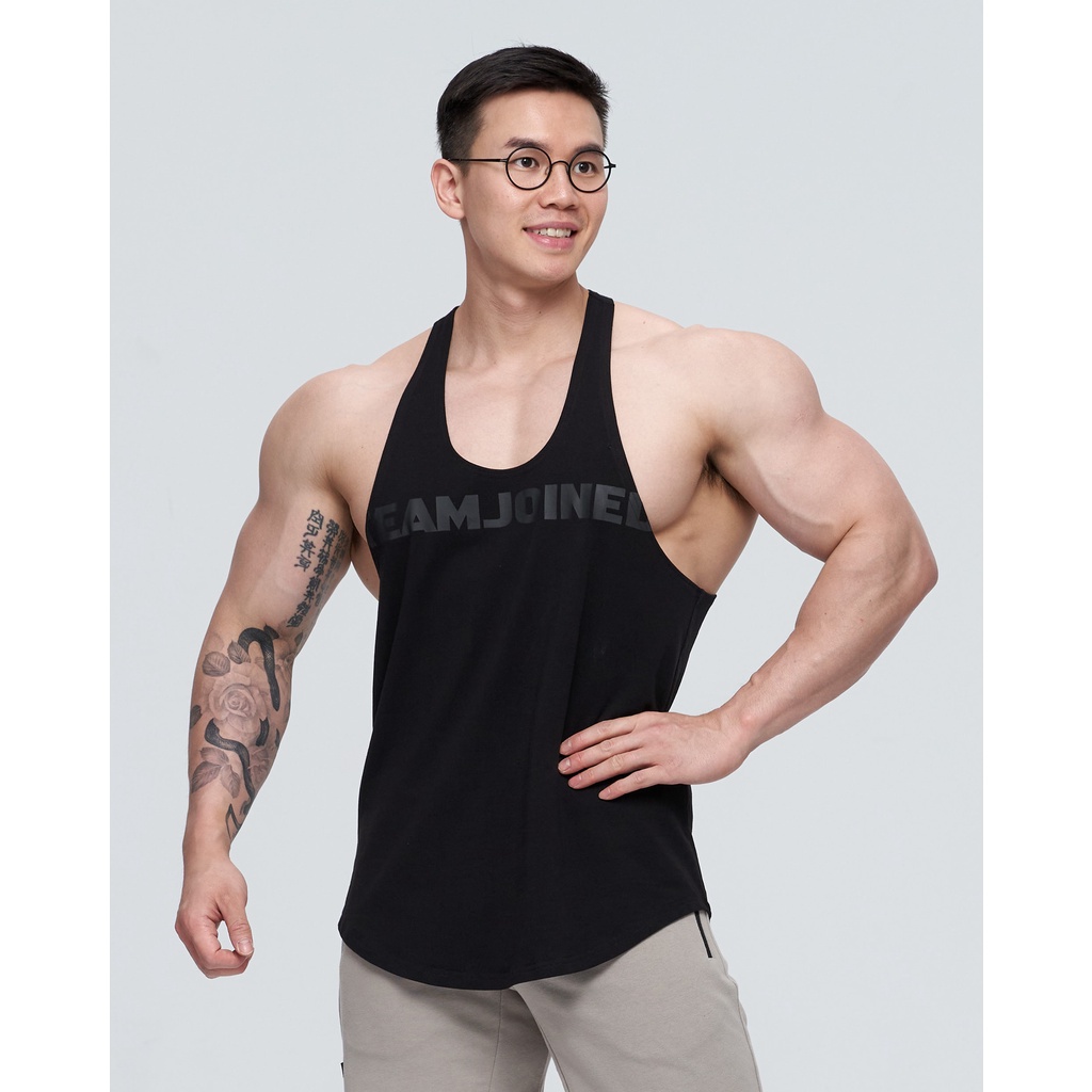 【TeamJoined】RAW 肌肉半月尾挖背 背心穿搭 背心 運動 夏天背心 健身 重訓 大H 訓練 運動穿搭 | 蝦皮購物