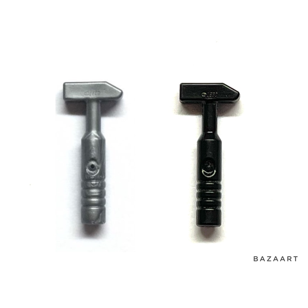 二手樂高 LEGO 鐵鎚 工具 槌子 配件 器具 亮面 平光銀 黑色 11402 11402h | 蝦皮購物