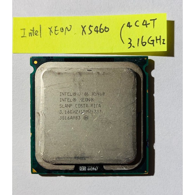 Intel® Xeon® 處理器 X5460 (已貼片LGA775可用-需自行更新您BIOS支援) | 蝦皮購物