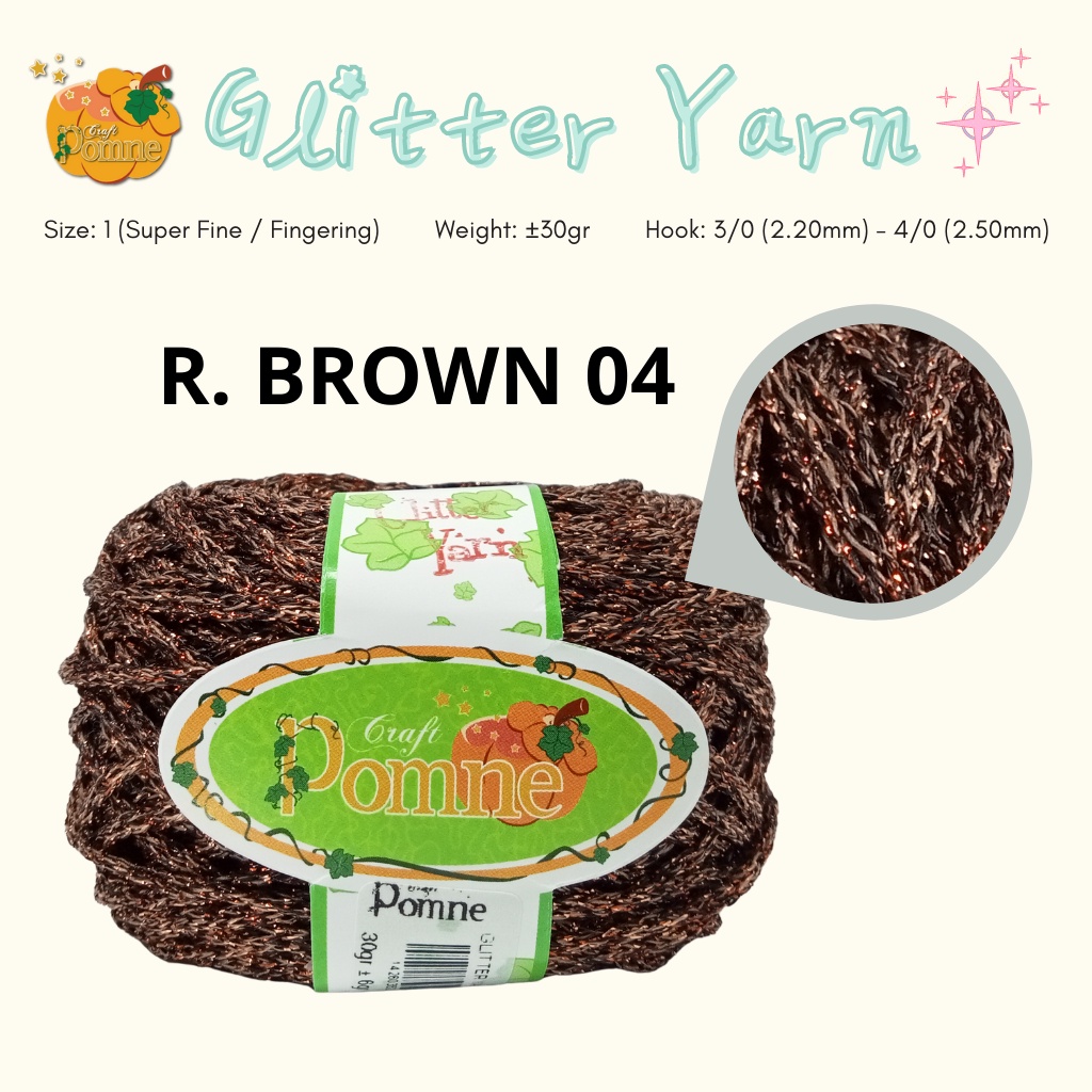 Pomne 閃光紗閃光閃光花式針織紗超細手指紗 | 蝦皮購物