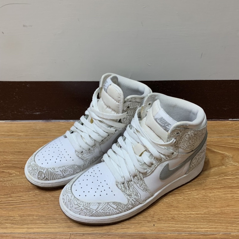 Air Jordan 1 Laser AJ1 1代 鐳射 雷射 23.5cm | 蝦皮購物