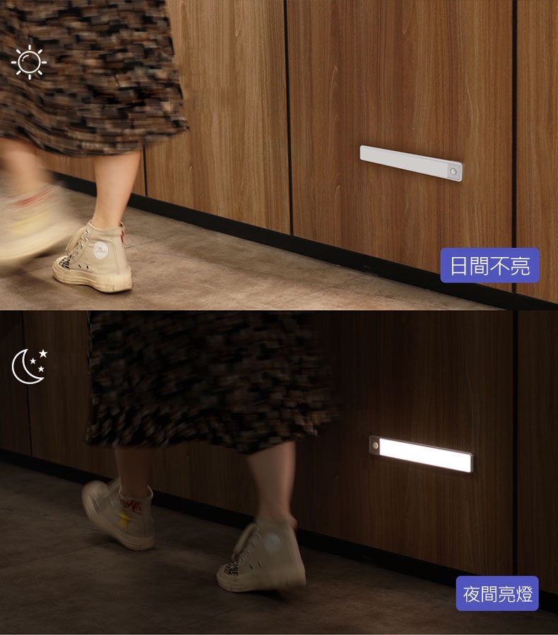 【AFAMIC 艾法】USB充電磁吸式無線超薄LED感應燈(感應燈 夜燈 LED 磁吸式 桌燈) | 蝦皮購物
