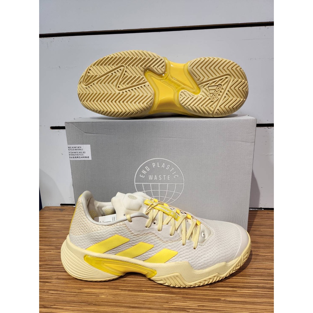 【ADIDAS】BARRICADE 男款網球鞋 透氣 避震 黃色 - GY1448 | 蝦皮購物