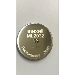 【AI電子】*Maxell ML2032 3V 可充式 充電式 鋰電池 | 蝦皮購物