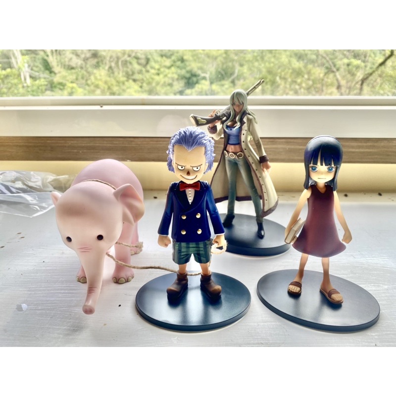（正版銀證）海賊王 航海王 DXF 羅賓媽媽 奧爾維亞/妮可羅賓 小時候/CP9長官斯帕達姆+象劍 粉紅大象 | 蝦皮購物