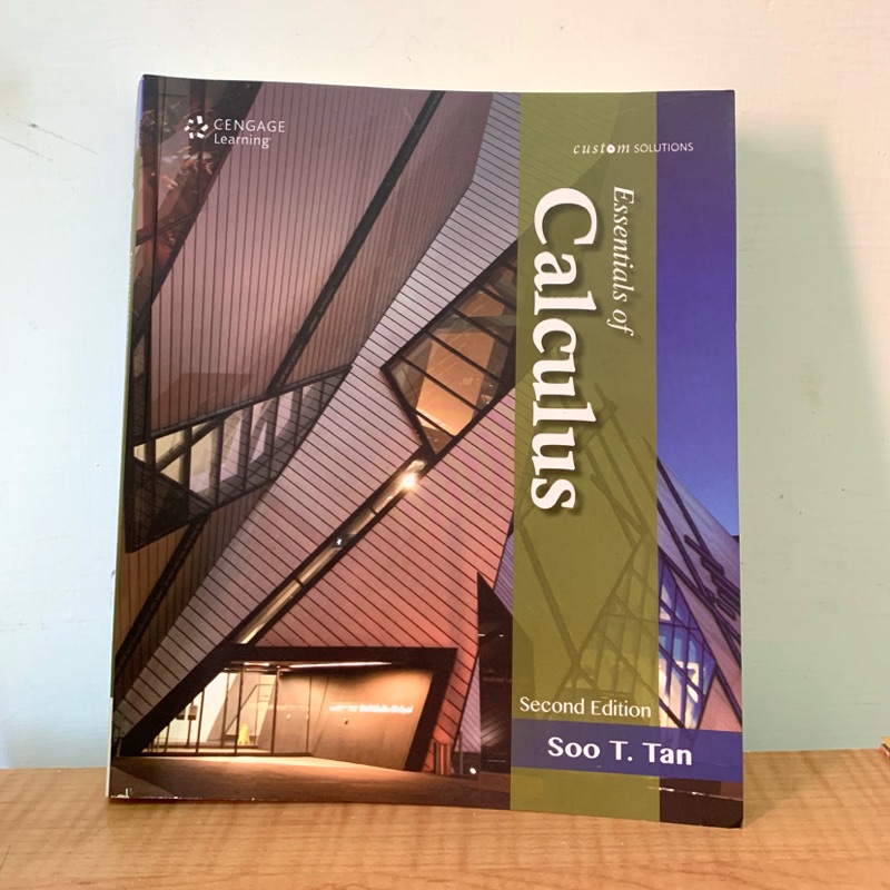 二手 Essentials of Calculus Soo T.Tan 微積分原文書 | 蝦皮購物