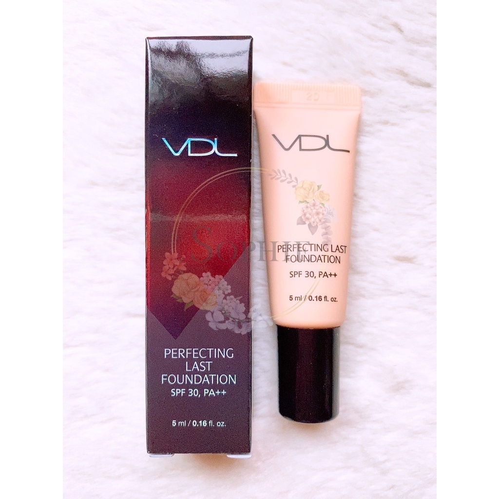 VDL 完美遮瑕持妝光澤粉底液 5ml 中樣 V02 A02 現貨 有效期2025.05 | 蝦皮購物