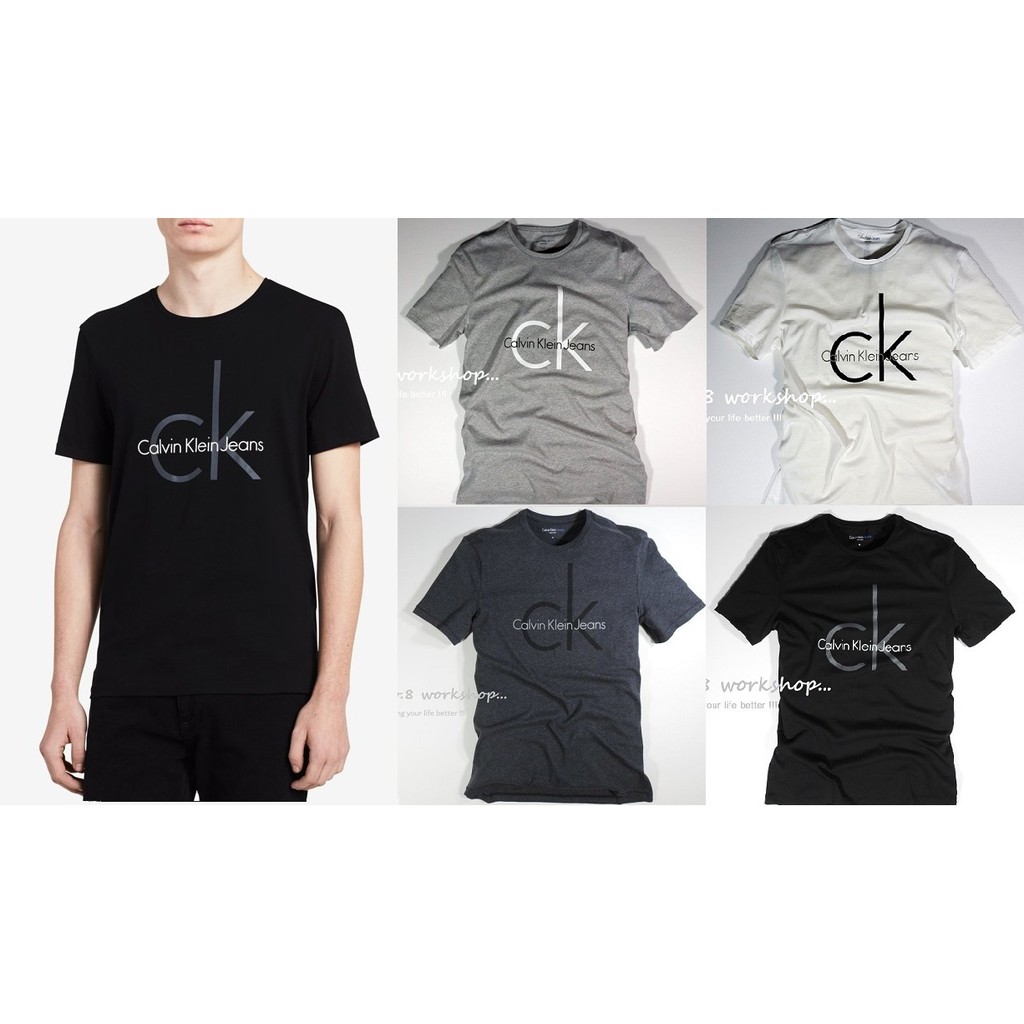 【CK男生館】☆【Calvin Klein ck LOGO印圖短袖T恤/經典款/CK迷必備款】 | 蝦皮購物