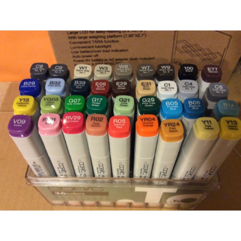 買一送三超值組Copic 一代36色 組合 | 蝦皮購物