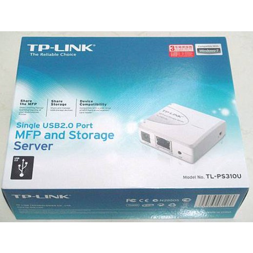 全新 盒裝 TP-LNK TL-PS310U MFP 和儲存伺服器 (清倉品) | 蝦皮購物