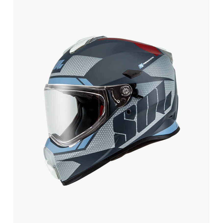 【SOL 官方商品】送贈品 刷卡分6期 SS2P 複合式安全帽 太空漫遊 彩繪 消光灰/藍 台中倉儲 SS-2P | 蝦皮購物