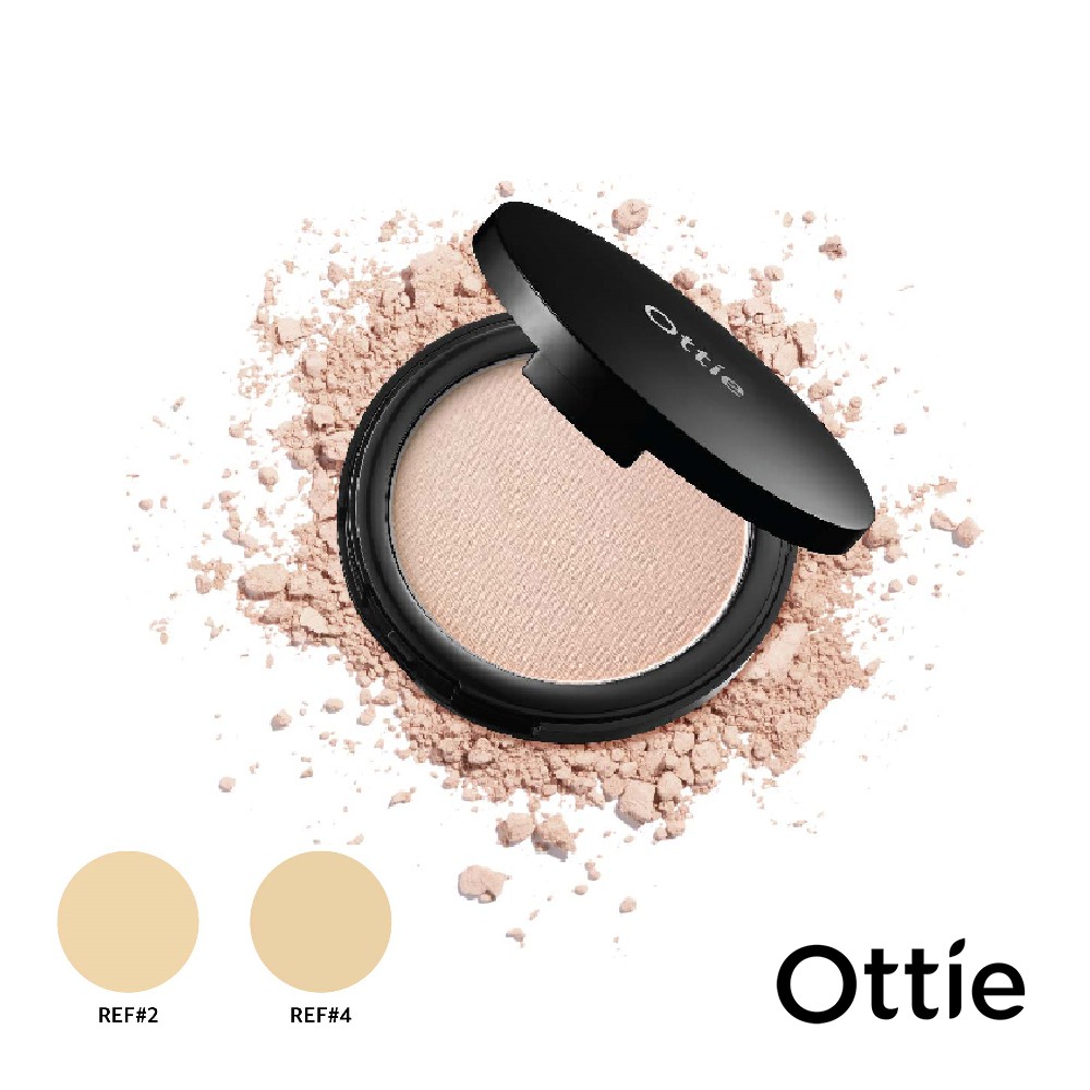 韓國美妝【OTTIE】極光柔焦無瑕肌蜜粉餅9g | 蝦皮購物
