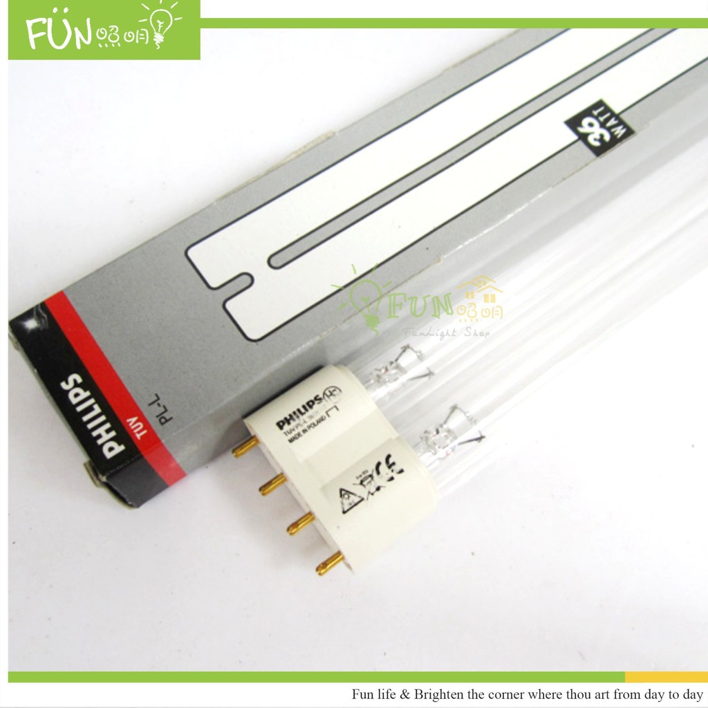 PHILIPS PL 36W 55W 飛利浦 波蘭製 UV-C燈管 UVC 紫外線 殺菌燈管 | 蝦皮購物