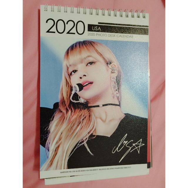BLACKPINK LISA 2020~2021年 桌曆 | 蝦皮購物