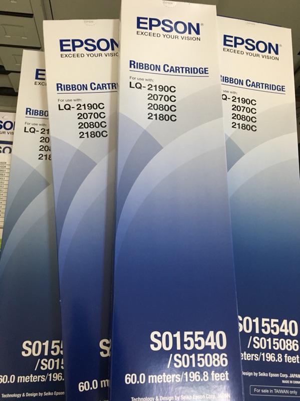 【含稅】原廠色帶LQ-2170C/LQ-2080/LQ-2180C/LQ-2190C S015540/S015086 | 蝦皮購物