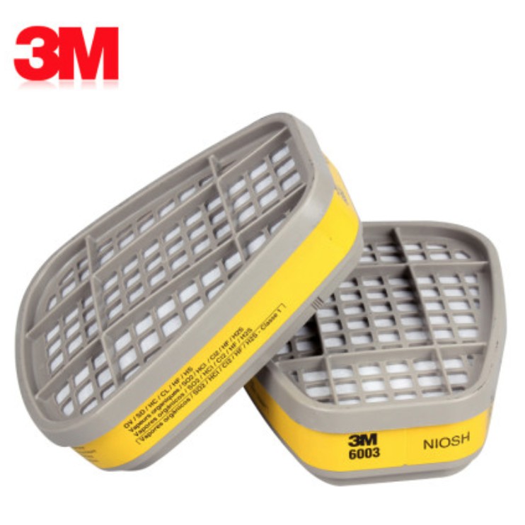 [立即出貨不用等] 3M 6003 酸性氣體過濾盒 硫酸 化學氣體過濾 活性炭過濾 防毒面具 防塵 噴漆 農藥 化工氣體 | 蝦皮購物