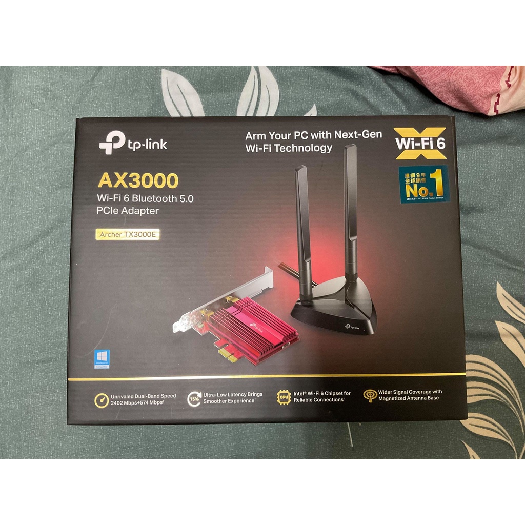 TP-LINK AX3000 Wi-Fi 6 藍牙 5.0 PCIe 無線網路卡 Archer TX3000E | 蝦皮購物