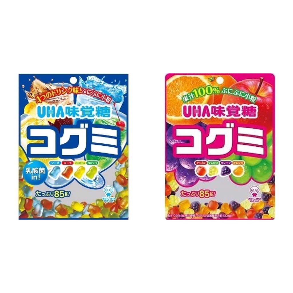 特價 日本味覺糖UHA 酷Q迷你軟糖系列 綜合水果味 / 綜合汽水味 綜合乳酸菌口味 85g【合同會社國展】 | 蝦皮購物