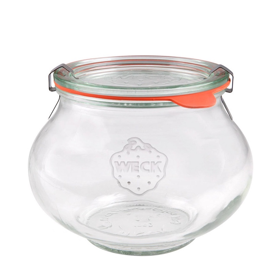 《德國 Weck 玻璃罐》現貨 Deco Jar (含密封圈+扣夾) 甜湯壺 果汁壺 燕麥罐 密封罐 收納罐 | 蝦皮購物