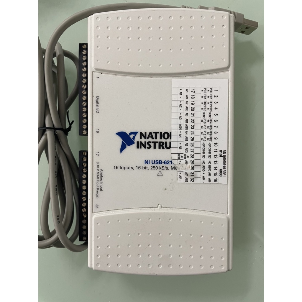 National Instruments USB-6210數據採集卡 ni 訊號擷取卡 | 蝦皮購物