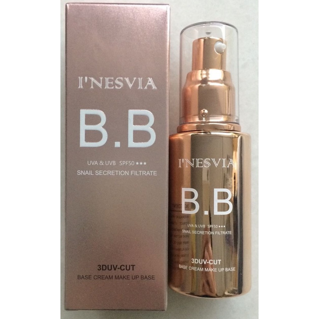 INESVIA I’NESVIA 女神光金屬BB霜 輕透裸妝防曬 40mL | 蝦皮購物