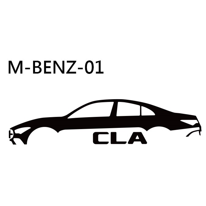 【Artist阿提斯特】(Car Sticker-M-BENZ) 現貨 M-BENZ 各式車型 族貼小貼紙 裝飾貼 | 蝦皮購物