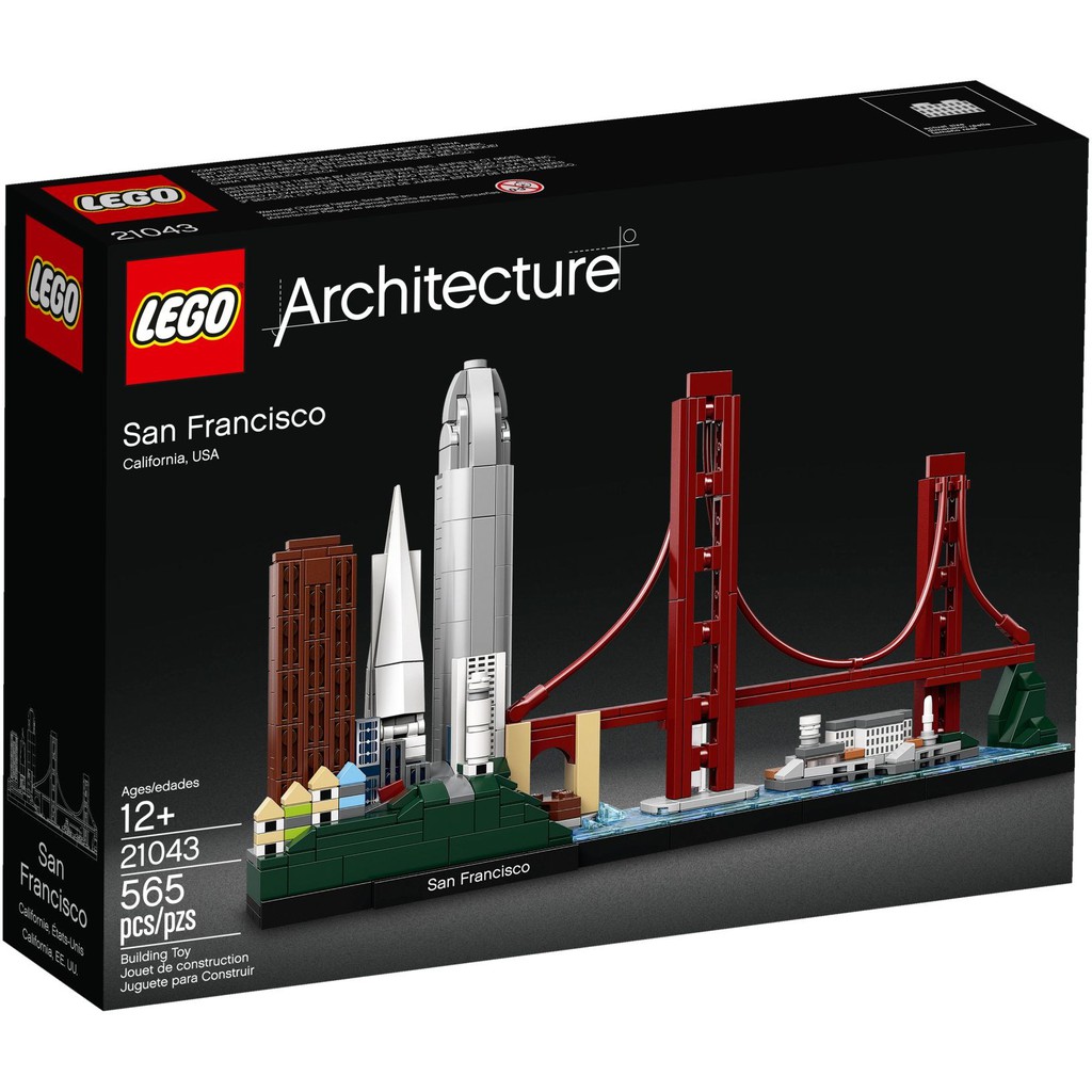 LEGO 21043 舊金山 San Francisco《熊樂家 高雄樂高專賣》Architechture 經典建築系列 | 蝦皮購物