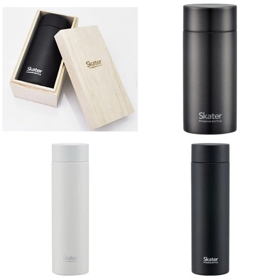 skater 鈦金屬 超輕量水壺 TMB2 200ml TMB4 350ml TMB5 500ml 帶木盒 | 蝦皮購物