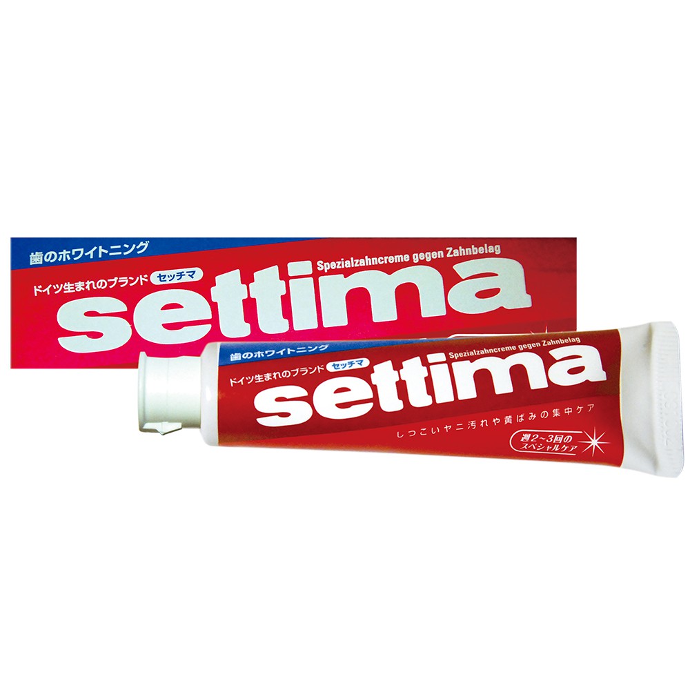 SUNSTAR settima 日本星緻美 亮白護理牙膏-加強型 120g 去除齒漬 潔白牙齒 三詩達官方直營 | 蝦皮購物