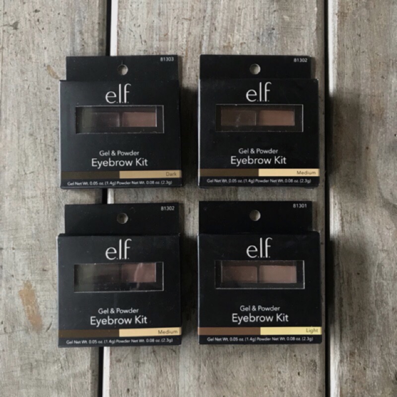 E.L.F. elf Eyebrow Kit 眉盤組 眉膠眉粉 組合 brow kit | 蝦皮購物