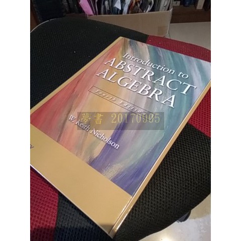【夢書/1703 B46】Introduction to abstract algebra Nicholson | 蝦皮購物