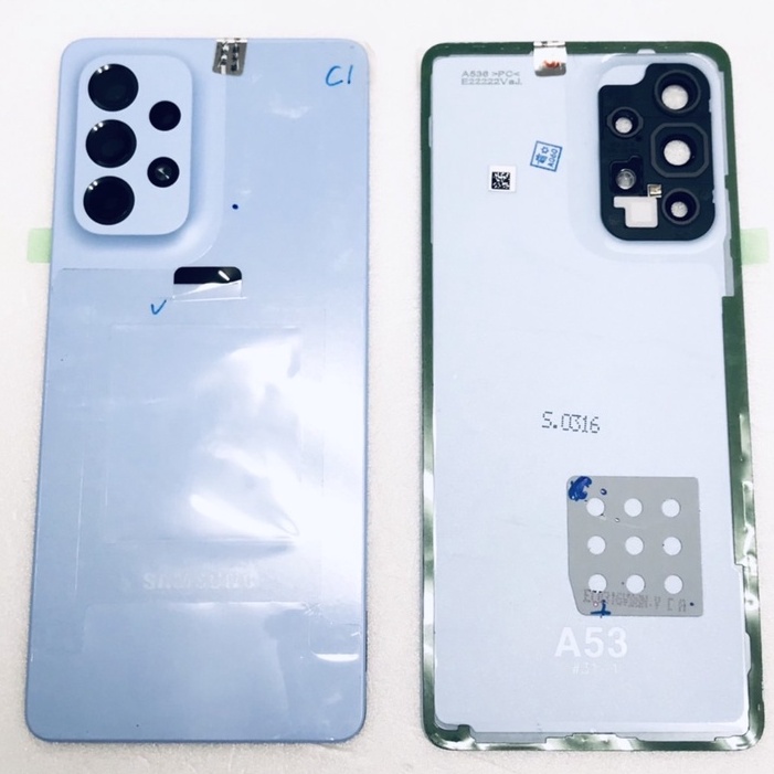 『快速出貨』SAM-A53-5G(A536)-電池背蓋-含鏡頭框+玻璃 | 蝦皮購物