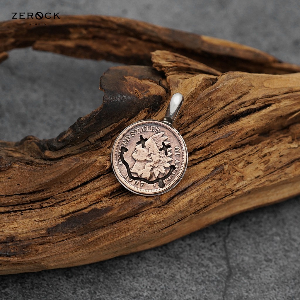 《ZEROCK》North Works 涅槃笑臉紅銅硬幣吊墜 N-603A | 蝦皮購物