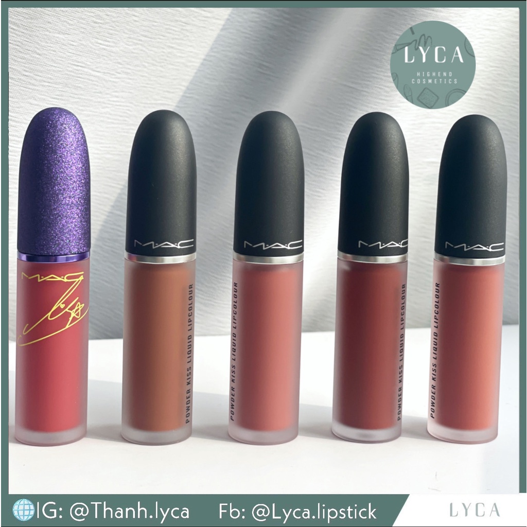 💚 [LYCA] 現貨 MAC POWDER KISS LIQUID LIP COLOR 絲柔粉霧唇釉 | 蝦皮購物