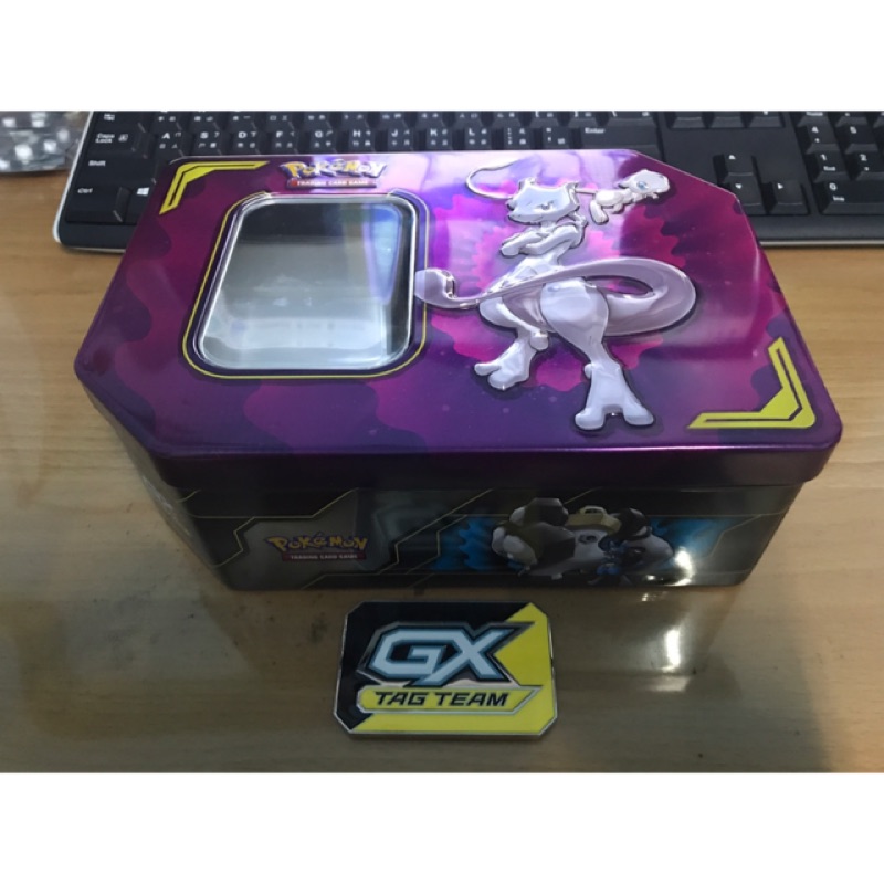 PTCG 美版 超夢TT鐵盒 TT GX板 金屬板 | 蝦皮購物