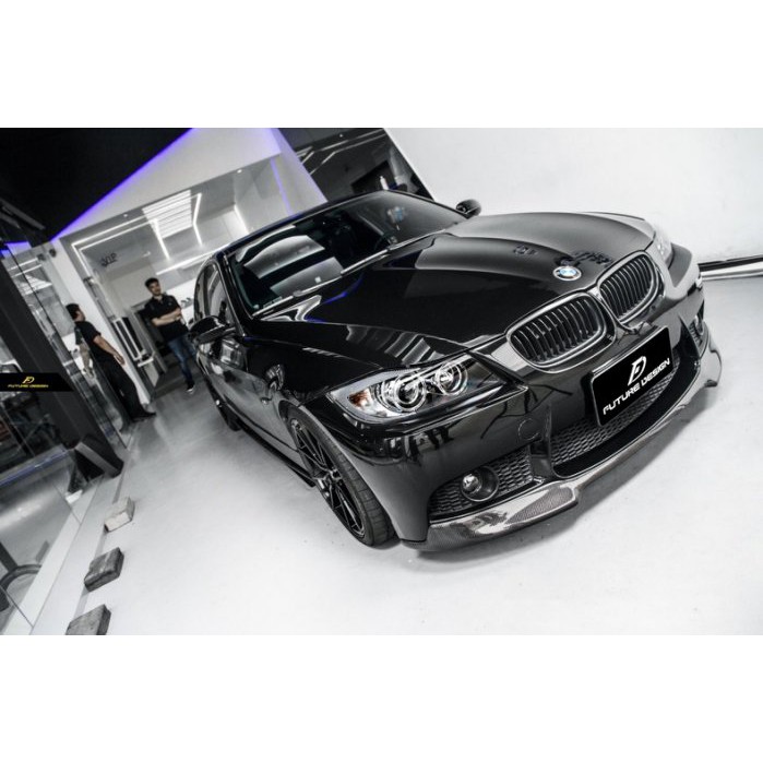 【Future_Design】BMW E90 E91 升級 M3式樣 前保桿 專用 V款 抽真空 卡夢 前下巴 | 蝦皮購物