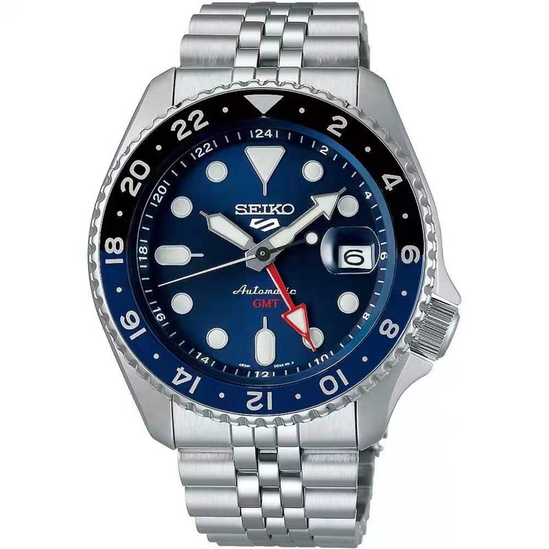 SEIKO 精工 5 Sports 系列 GMT機械錶-(SSK003K1)-SK010 | 蝦皮購物