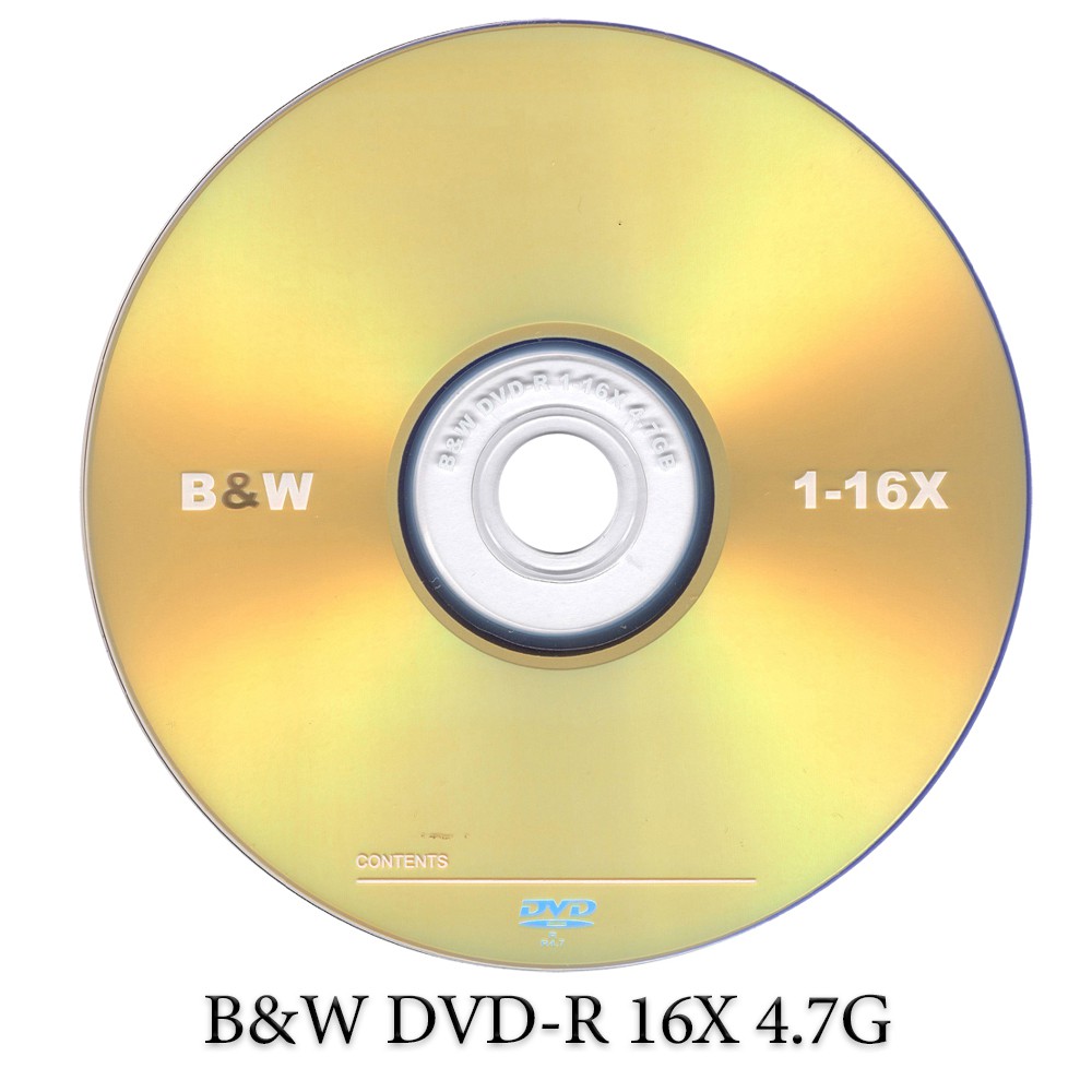 B&W DVD-R 16X 4.7G 可燒錄空白光碟 | 蝦皮購物