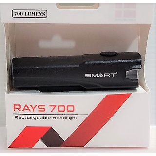 現貨 SMART RAYS 700流明高亮度前燈 USB充電 前燈含支架充電線 前燈 | 蝦皮購物