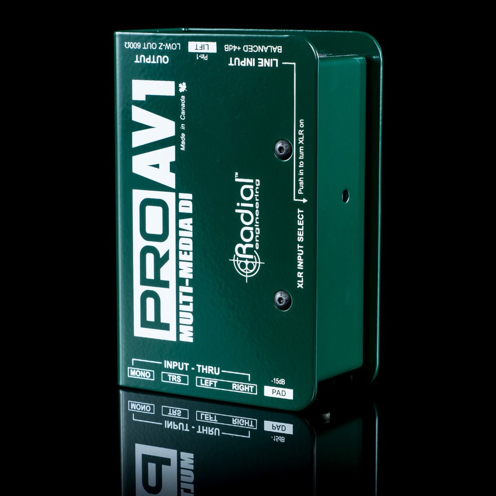 『放輕鬆樂器』全館免運費 Radial PRO AV1 DI 訊號轉換盒 | 蝦皮購物