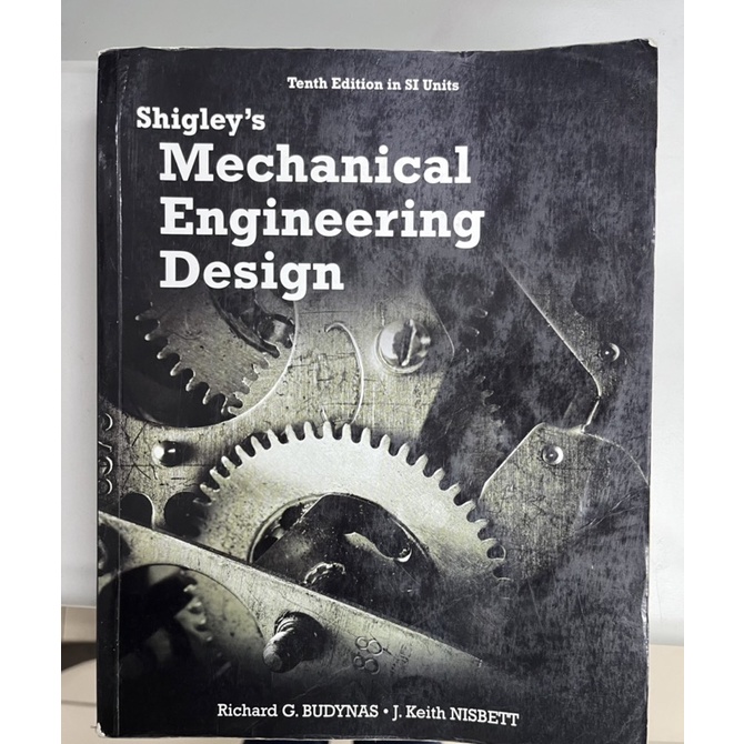 Shigley's Mechanical Engineering Design(Tenth edition) | 蝦皮購物