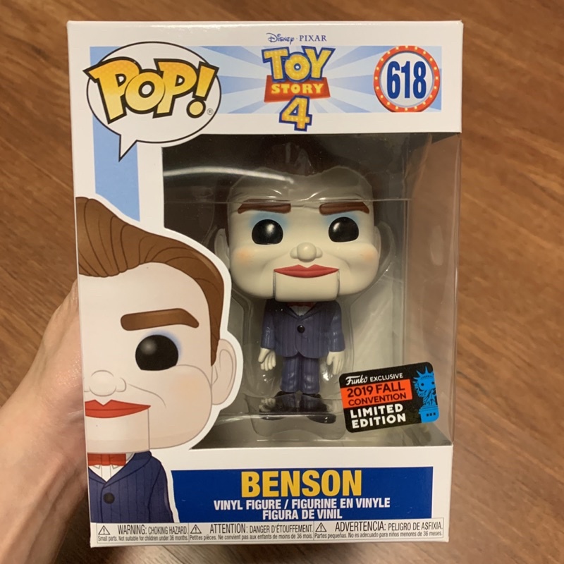 贈軟殼 Funko pop 618 Disney Toy story 4 玩具總動員Benson 阿本 | 蝦皮購物