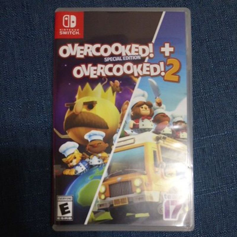 任天堂 SWITCH NS 二手 二代有中文介面 煮過頭 Overcooked 1+2 | 蝦皮購物