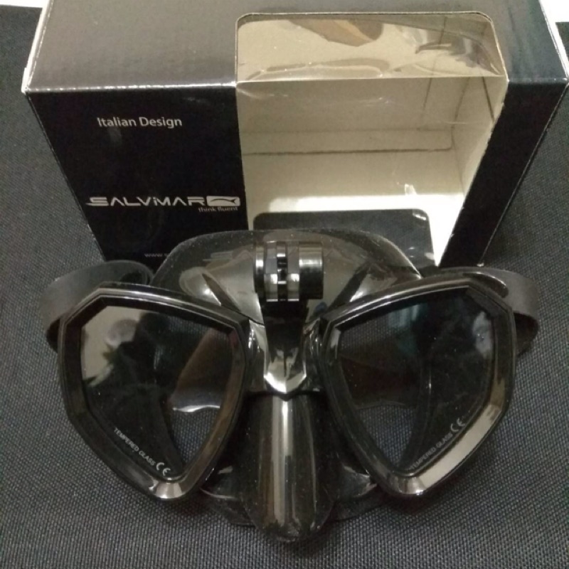 salvimar GoPro面鏡 低容積 魚獵 自由潛水 面鏡 | 蝦皮購物